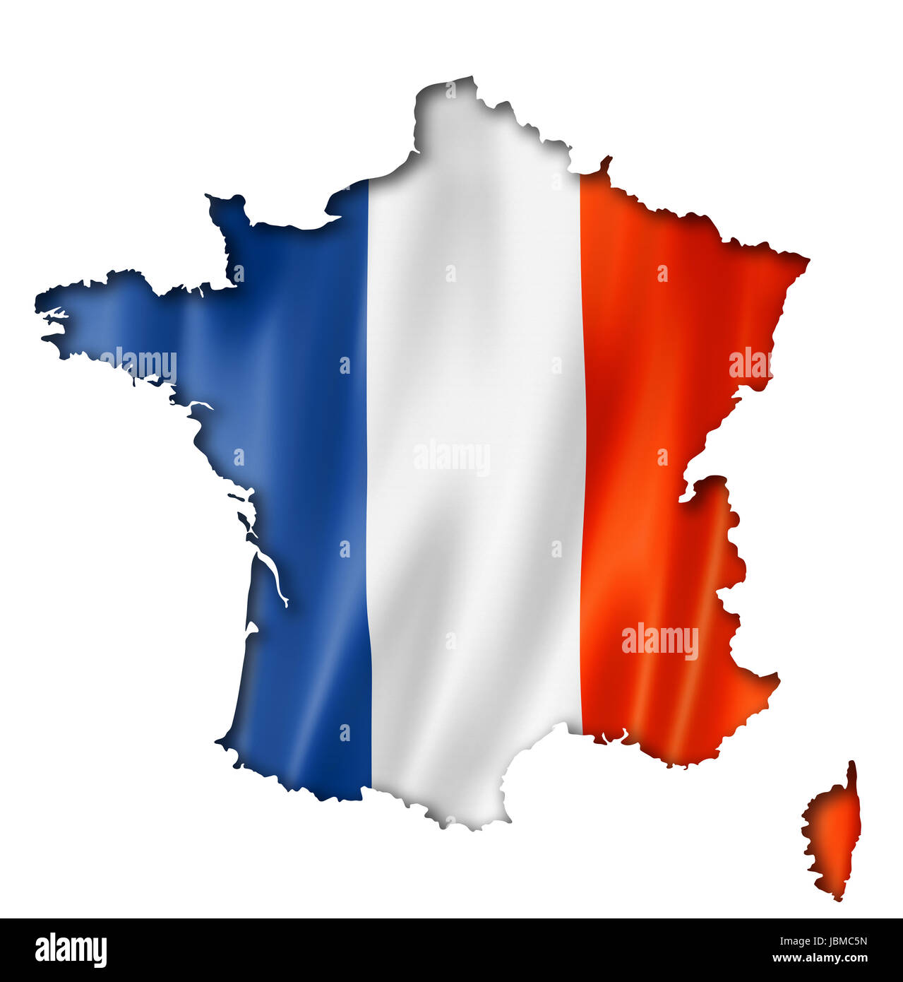 Carte Drapeau De La France Banque d'image et photos - Alamy