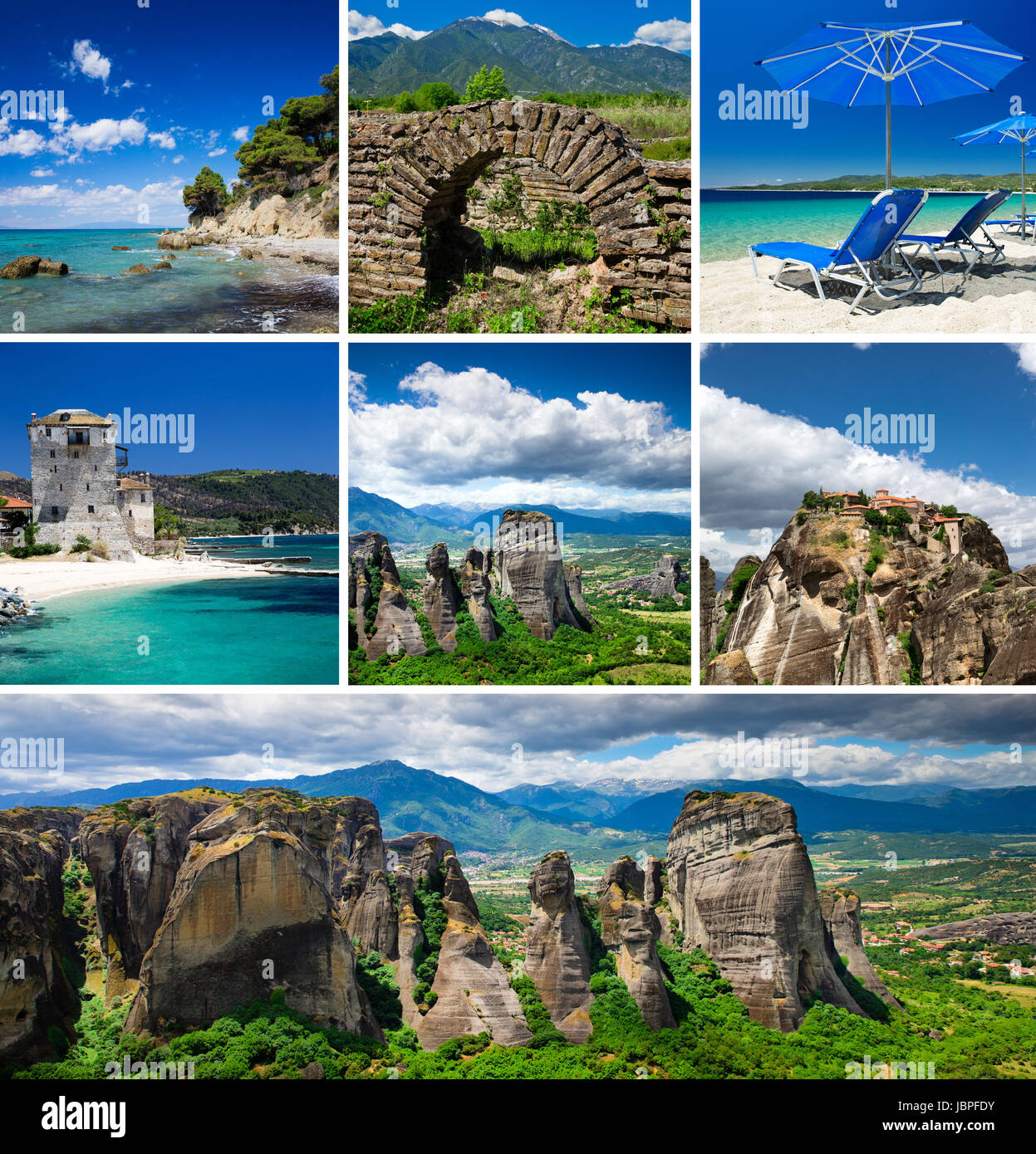 Athens collage Banque de photographies et d’images à haute résolution ...