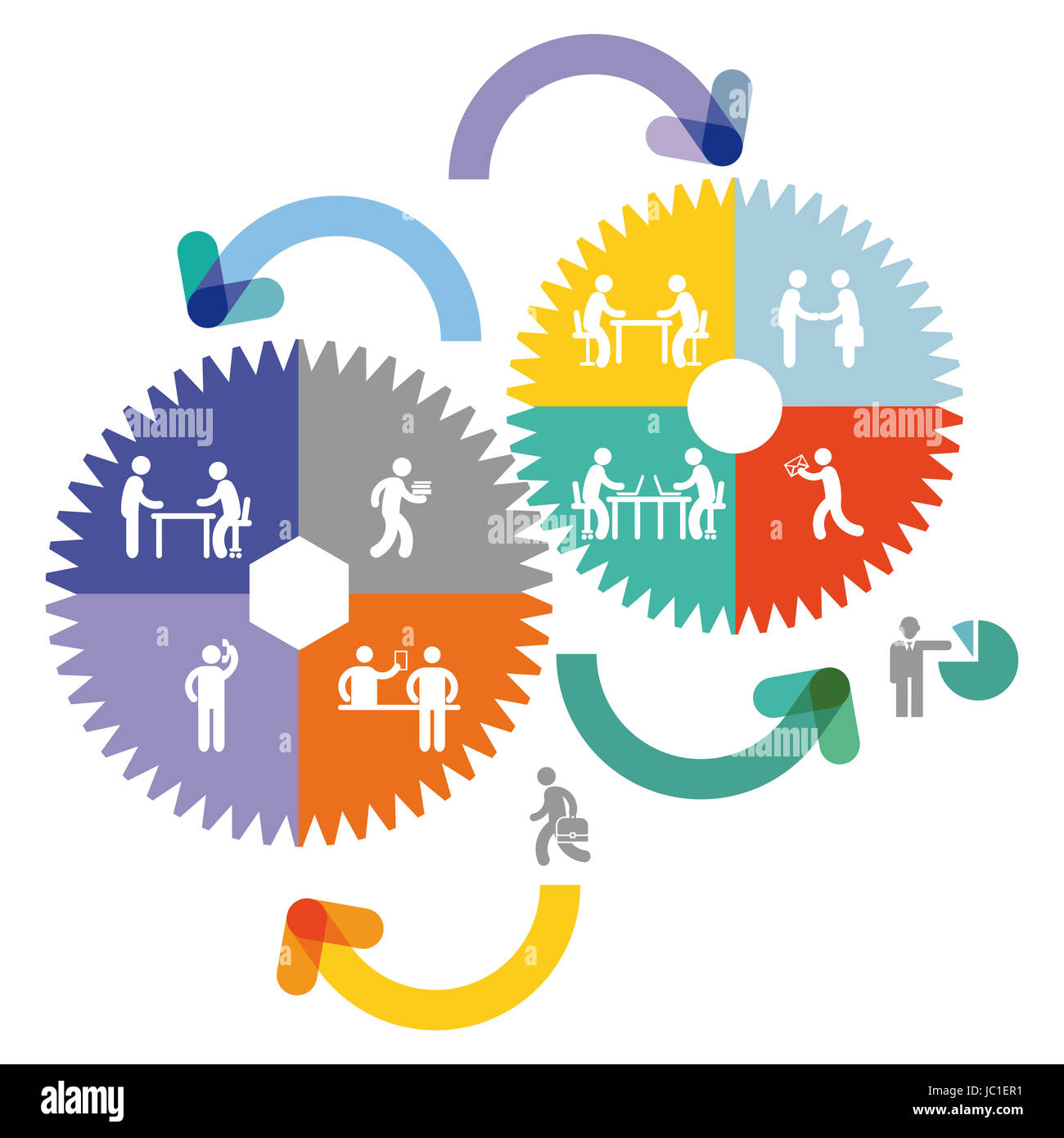 Collaboration pictogramme Banque de photographies et d’images à haute ...