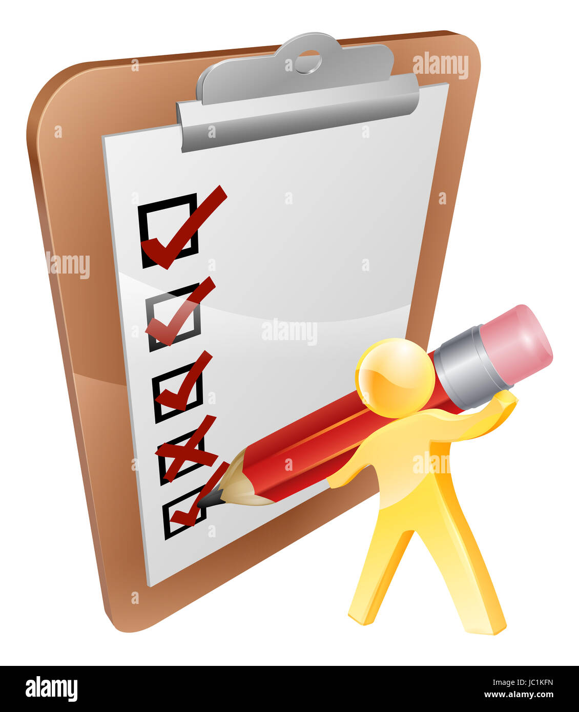 Questionnaire Cartoon Banque d'image et photos - Alamy