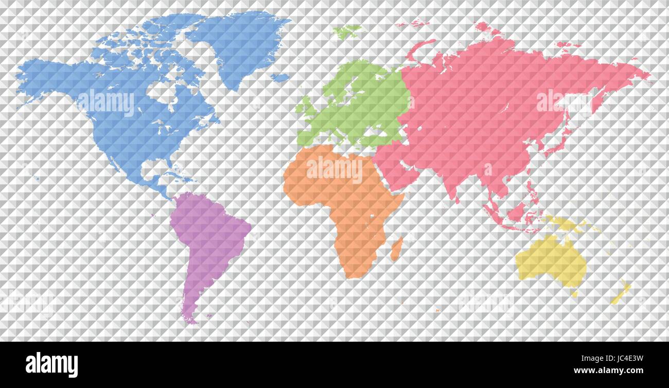 Carte du monde vierge Banque de photographies et d’images à haute ...