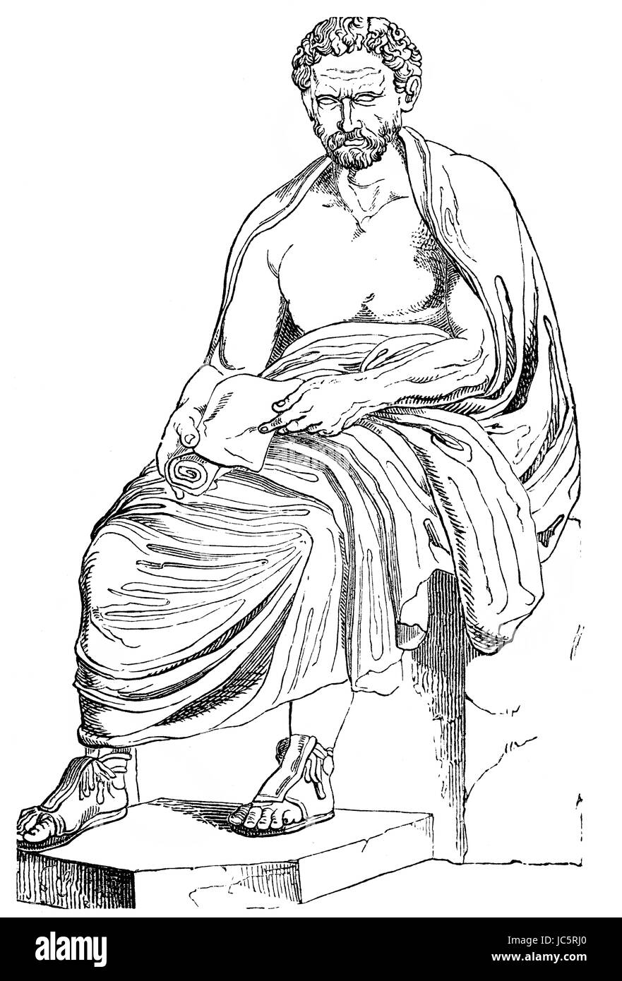 Demosthenes greek orator sculpture Banque de photographies et d’images ...