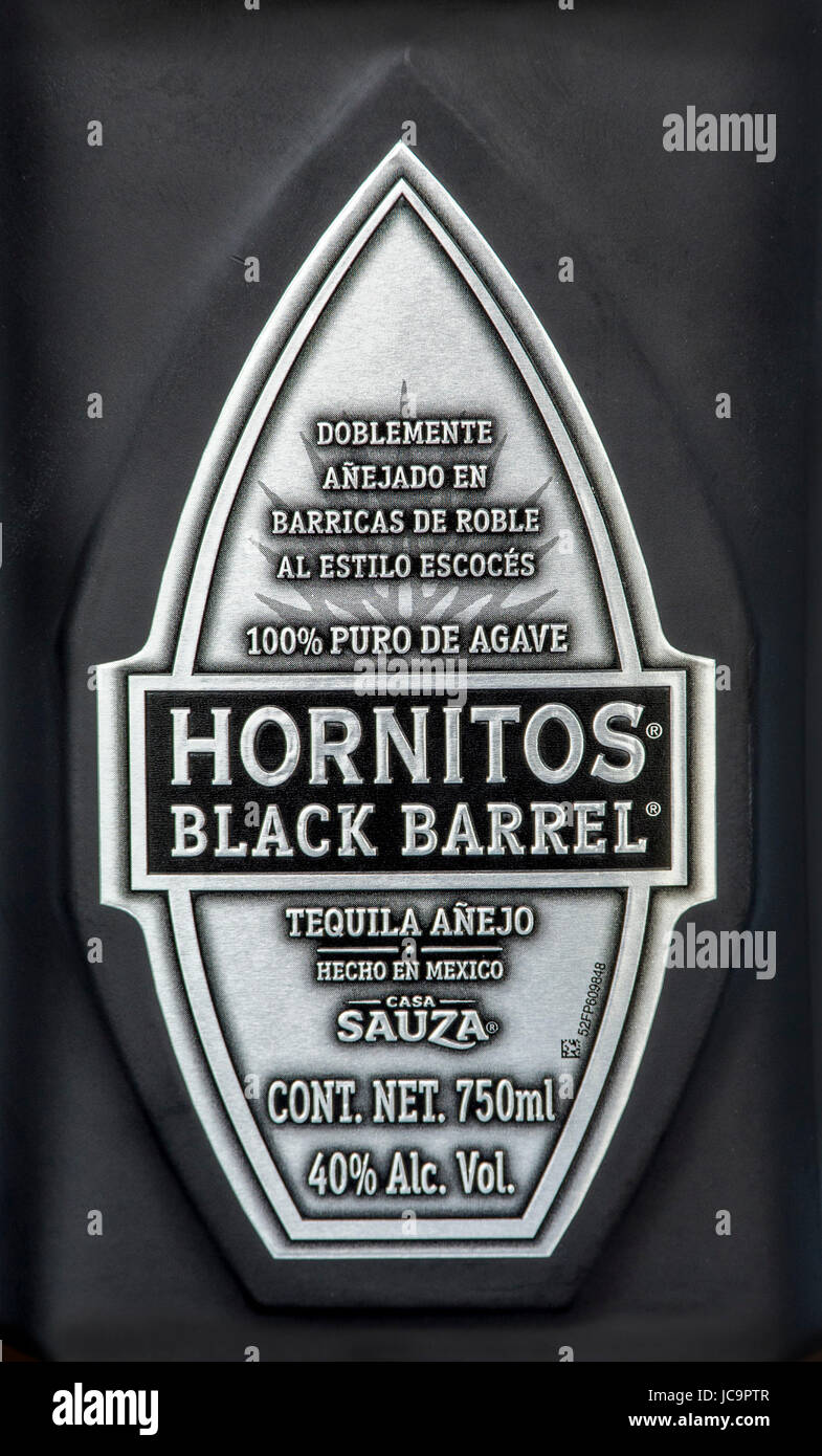 Bouteille De Tequila Mexicaine Banque d'image et photos - Alamy