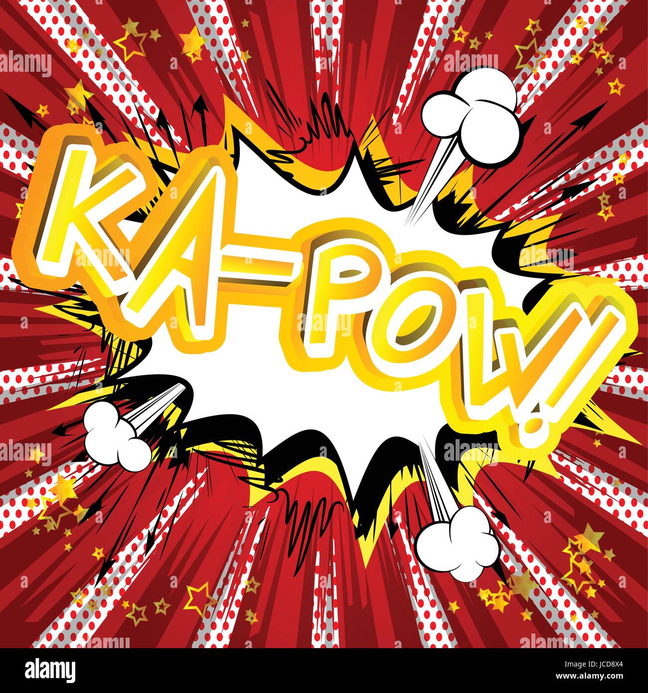 Pow Vector Vectors Banque d'image et photos - Alamy