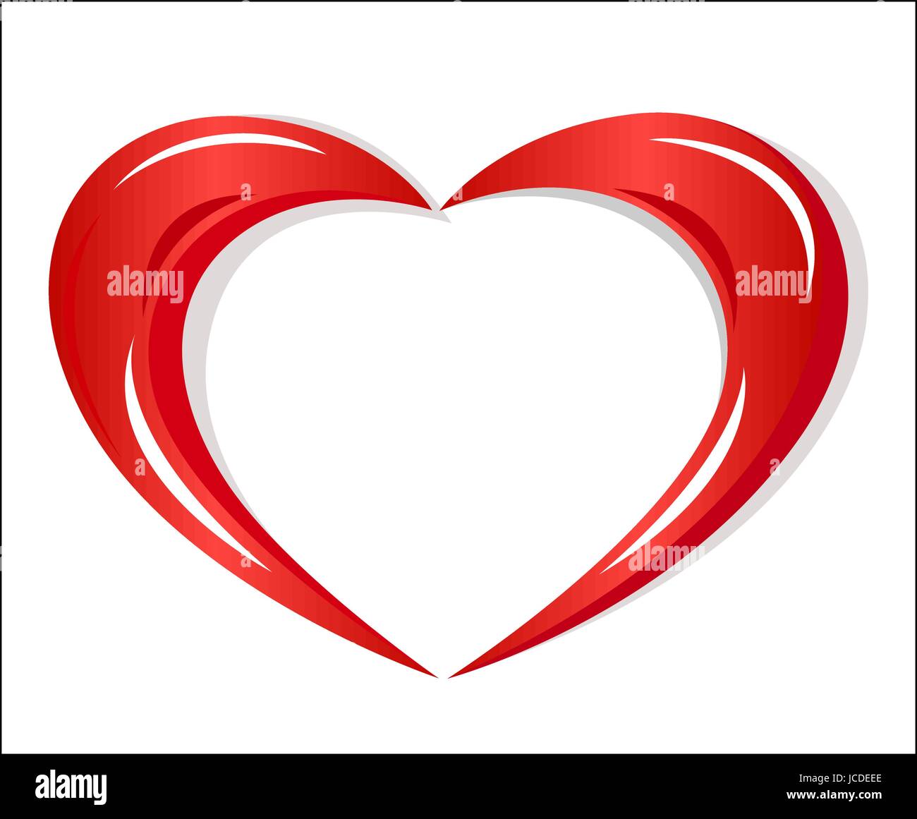 Coeur stylise Banque de photographies et d’images à haute résolution ...