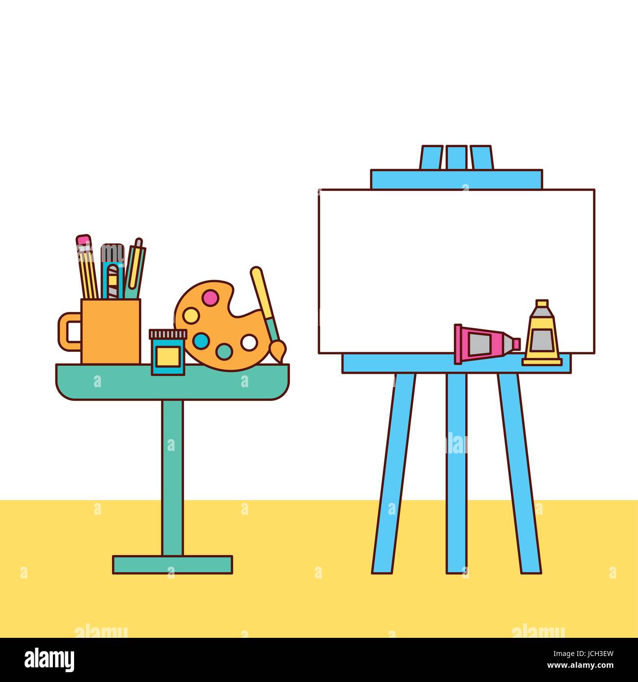 Instruments de dessin Banque d'images vectorielles - Alamy