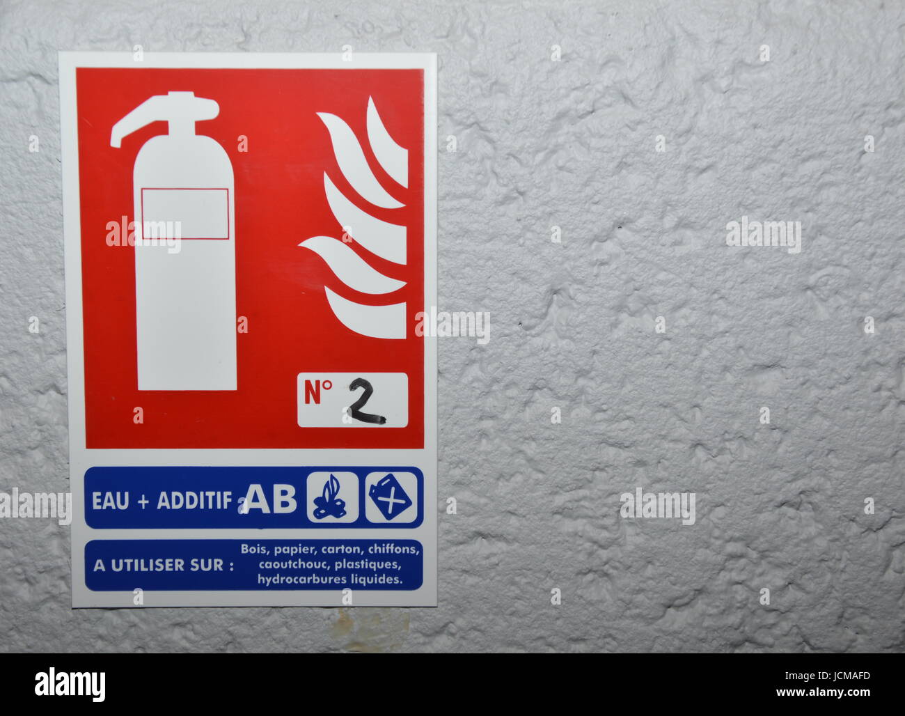 Fire safety signs Banque de photographies et d’images à haute ...
