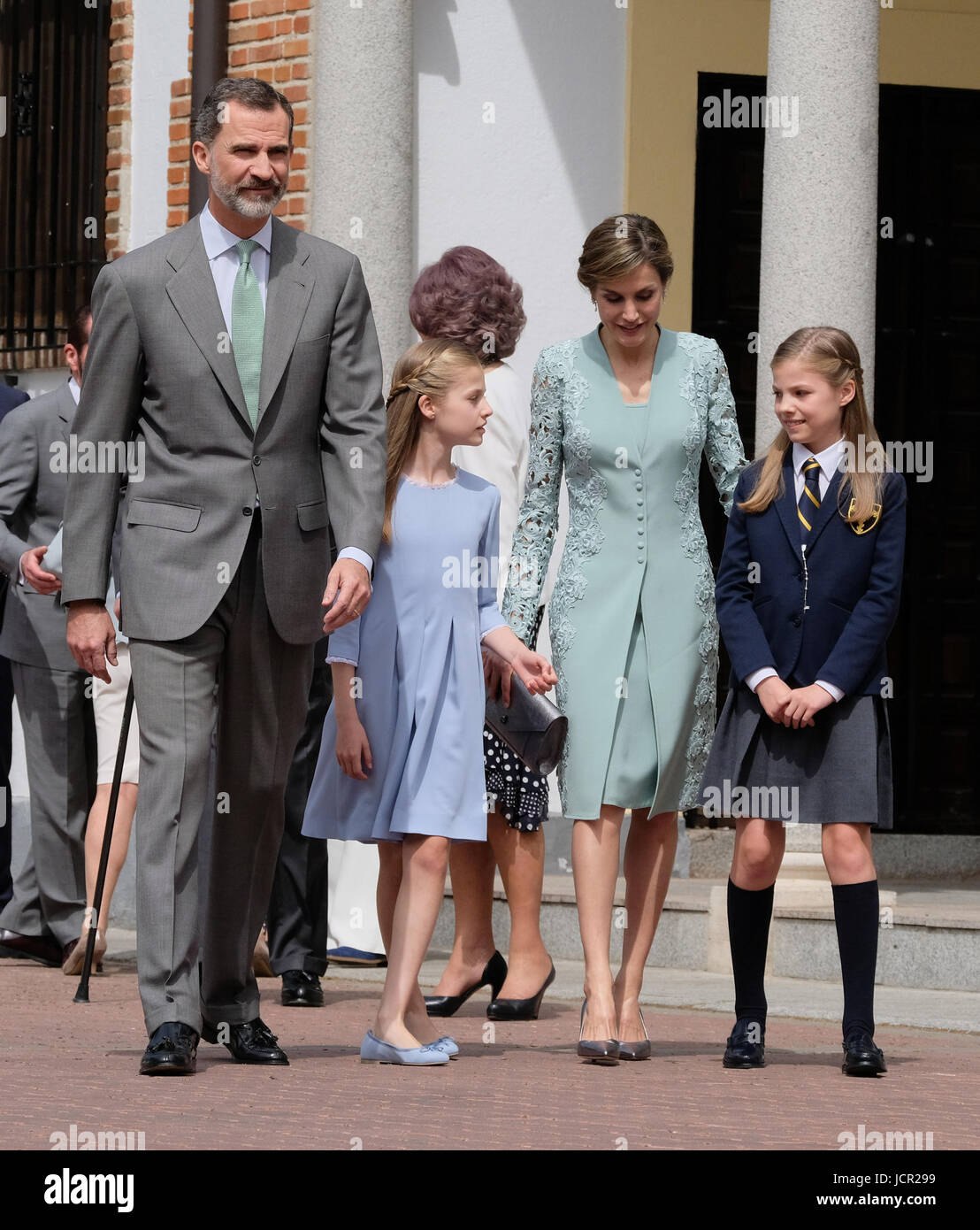 Le Roi Felipe Vi Despagne La Princesse Sofia Despagne La Reine