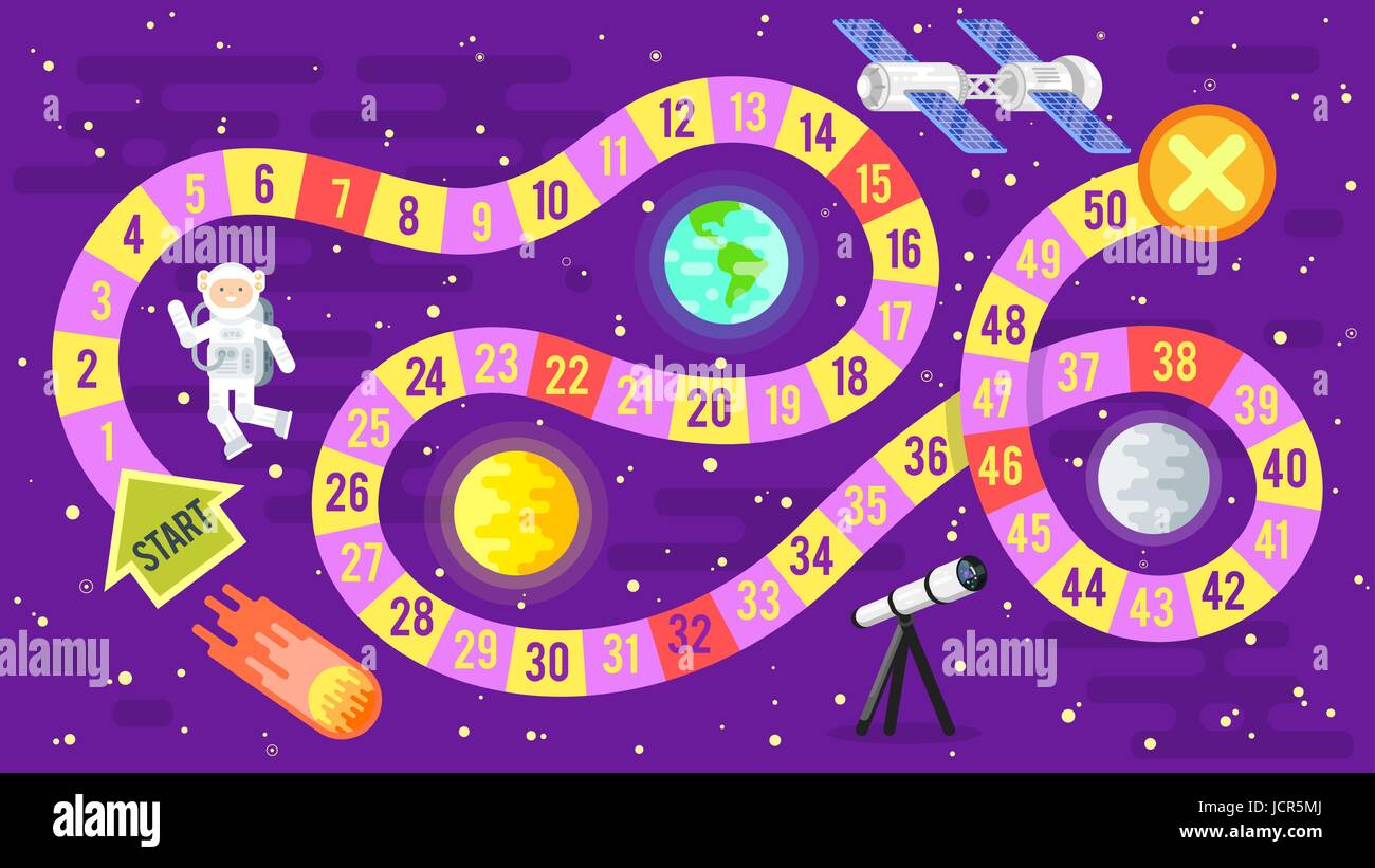 Télévision vecteur illustration de style kids science et de l'espace ...