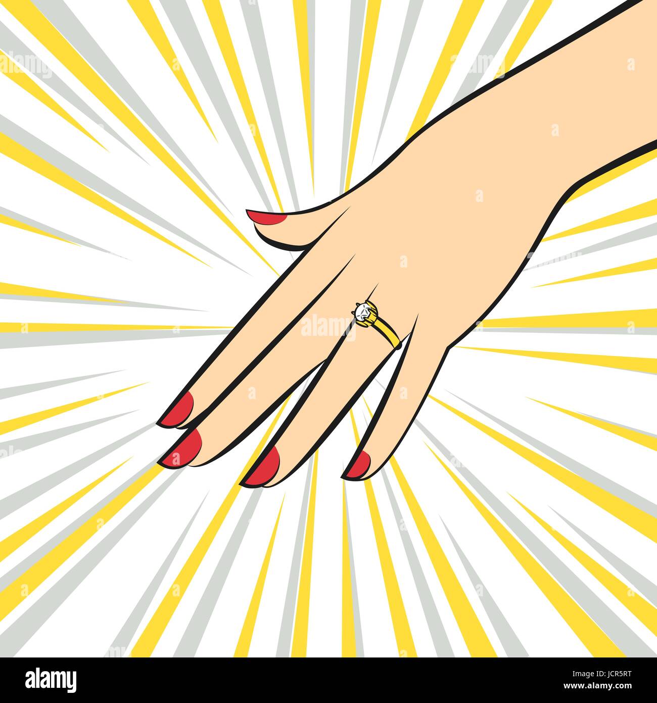 Marriage proposal vector cartoon Banque de photographies et d’images à ...