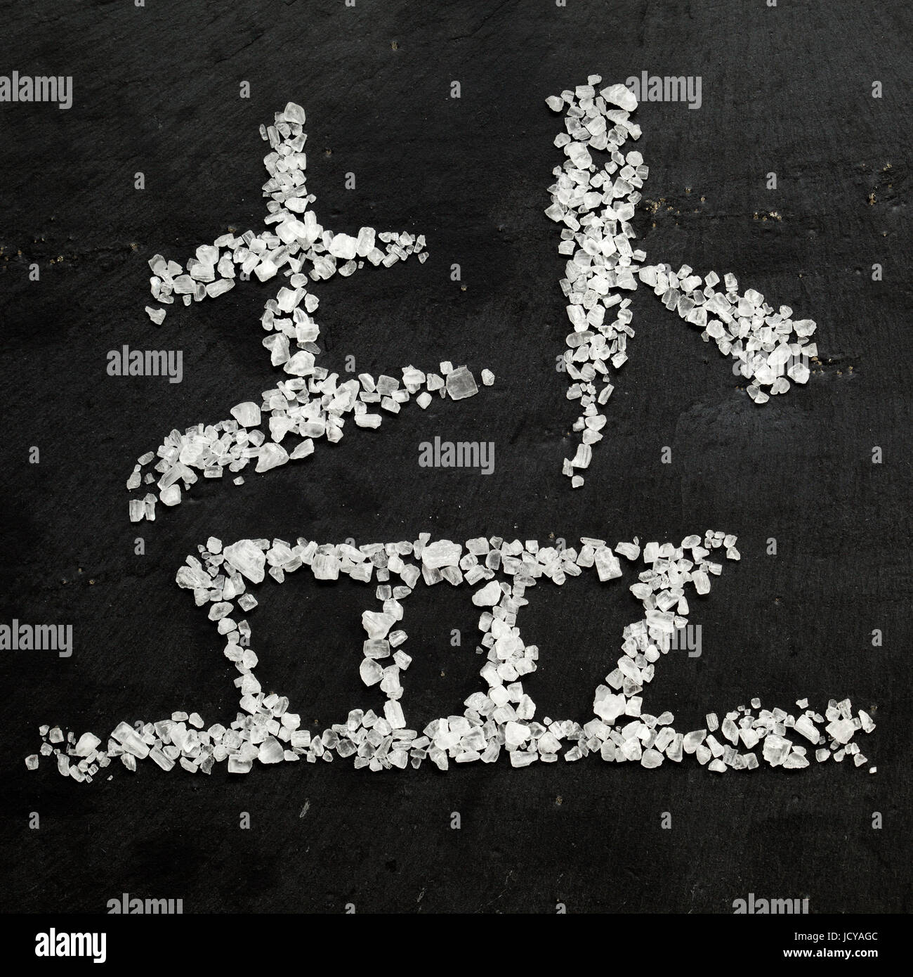 Symbole chinois sur le rocher Banque de photographies et d’images à ...