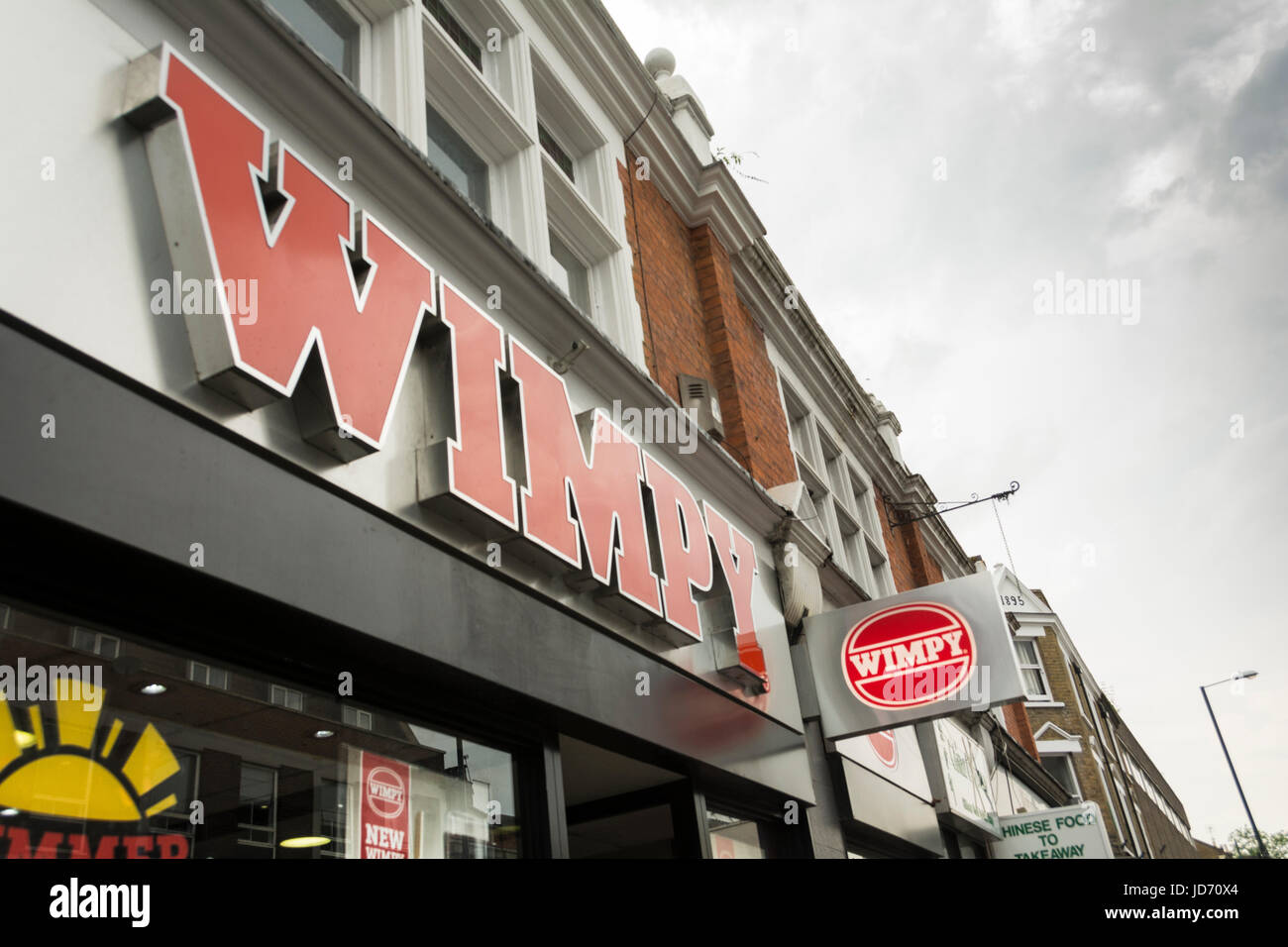 Wimpy fast food restaurant Banque de photographies et d’images à haute ...