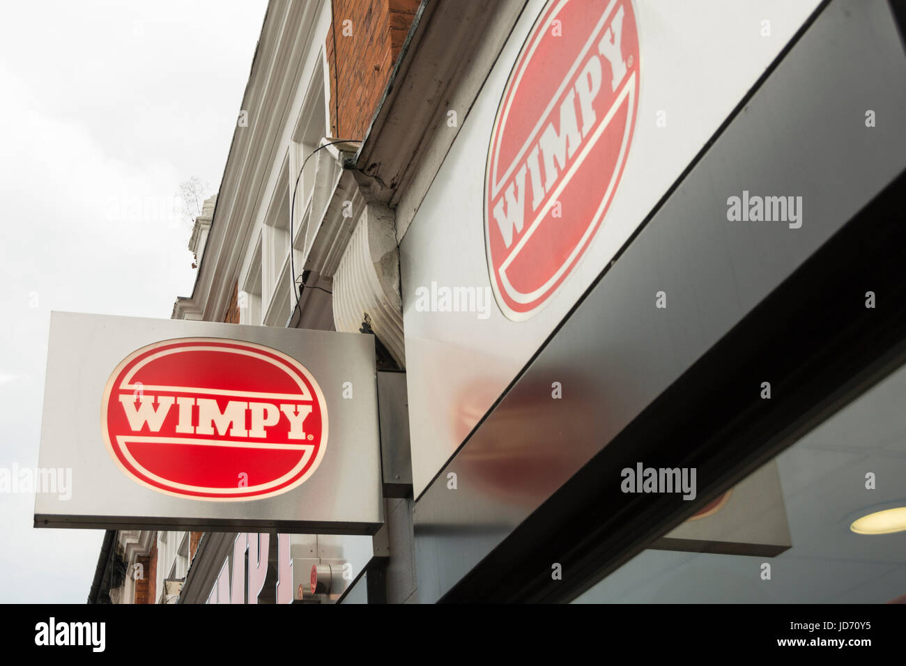 Wimpy fast food restaurant Banque de photographies et d’images à haute ...