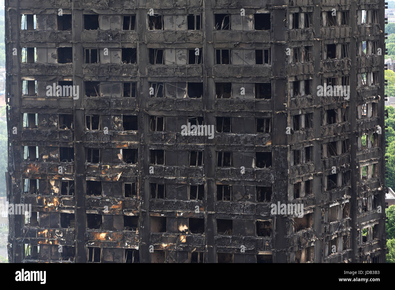 La Tour, le Grenfell 27 étages de la tour qui a été englouti dans un ...