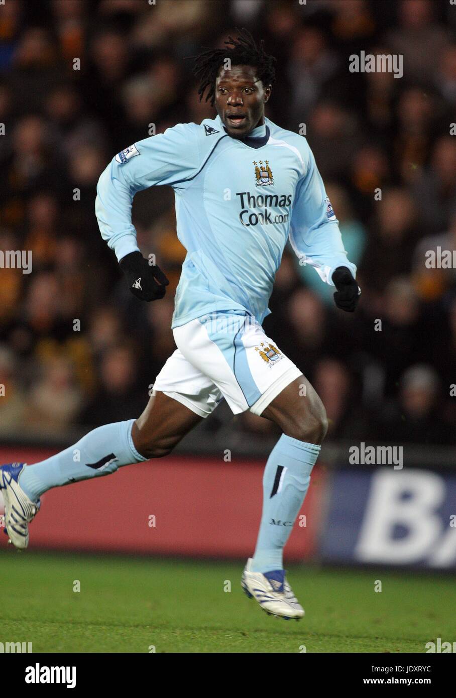 BENJANI MWARUWARI Manchester City FC Stade KC HULL ANGLETERRE 16 ...