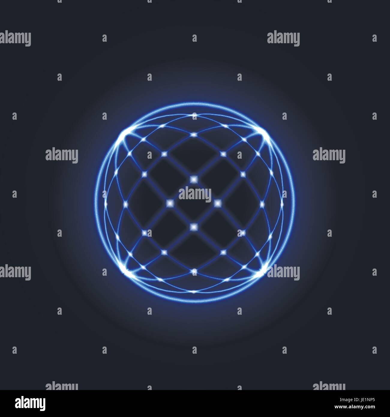 Ufo sphere illustration Banque d'images vectorielles - Alamy