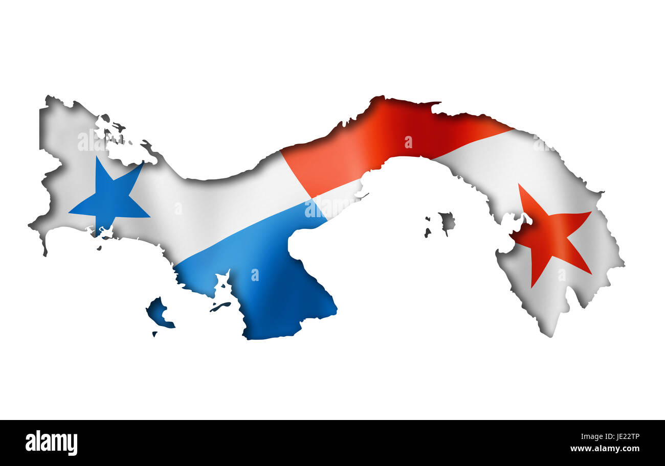 Carte du drapeau du panama Banque de photographies et d’images à haute ...