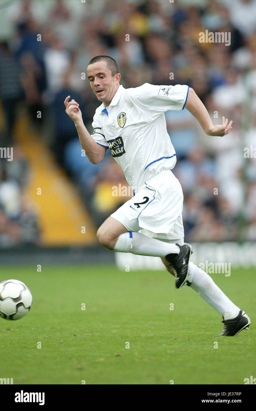 GARY KELLY LEEDS UNITED FC ELLAND ROAD LEEDS 20 Septembre 2003 Photo ...