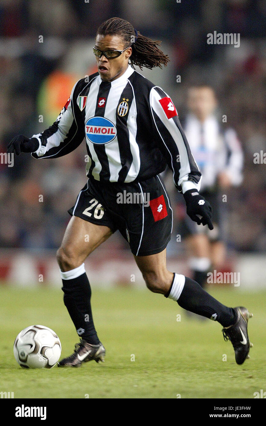 EDGAR DAVIDS JUVENTUS OLD TRAFFORD MANCESTER 19 Février 2003 Photo ...