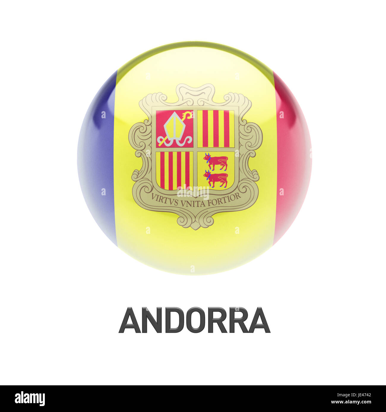 Drapeau andorrien Banque de photographies et d’images à haute ...