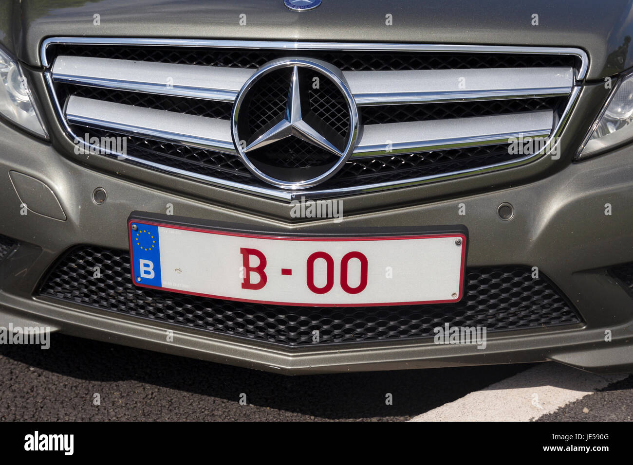 Plaque d’immatriculations de belgique Banque de photographies et d ...