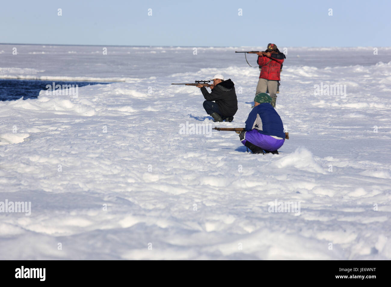Amérique du Nord, Canada, Nordkanada, Nunavut, Baffin Islande, étang ...