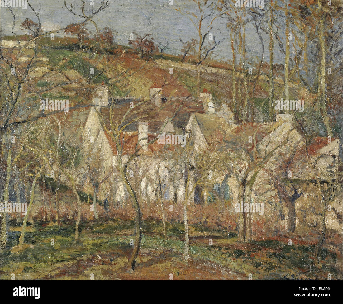 Camille pissarro toits rouges Banque de photographies et d’images à ...