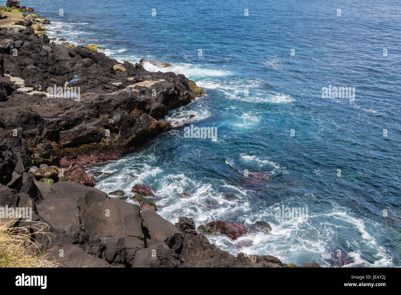 Côte-Nord près de santo antonio à l'île de São Miguel, l'archipel des ...