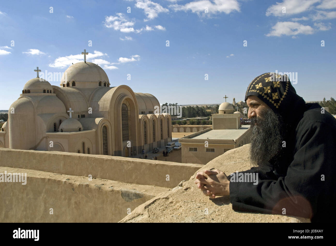Wadi natrun coptic monastery Banque de photographies et d’images à ...