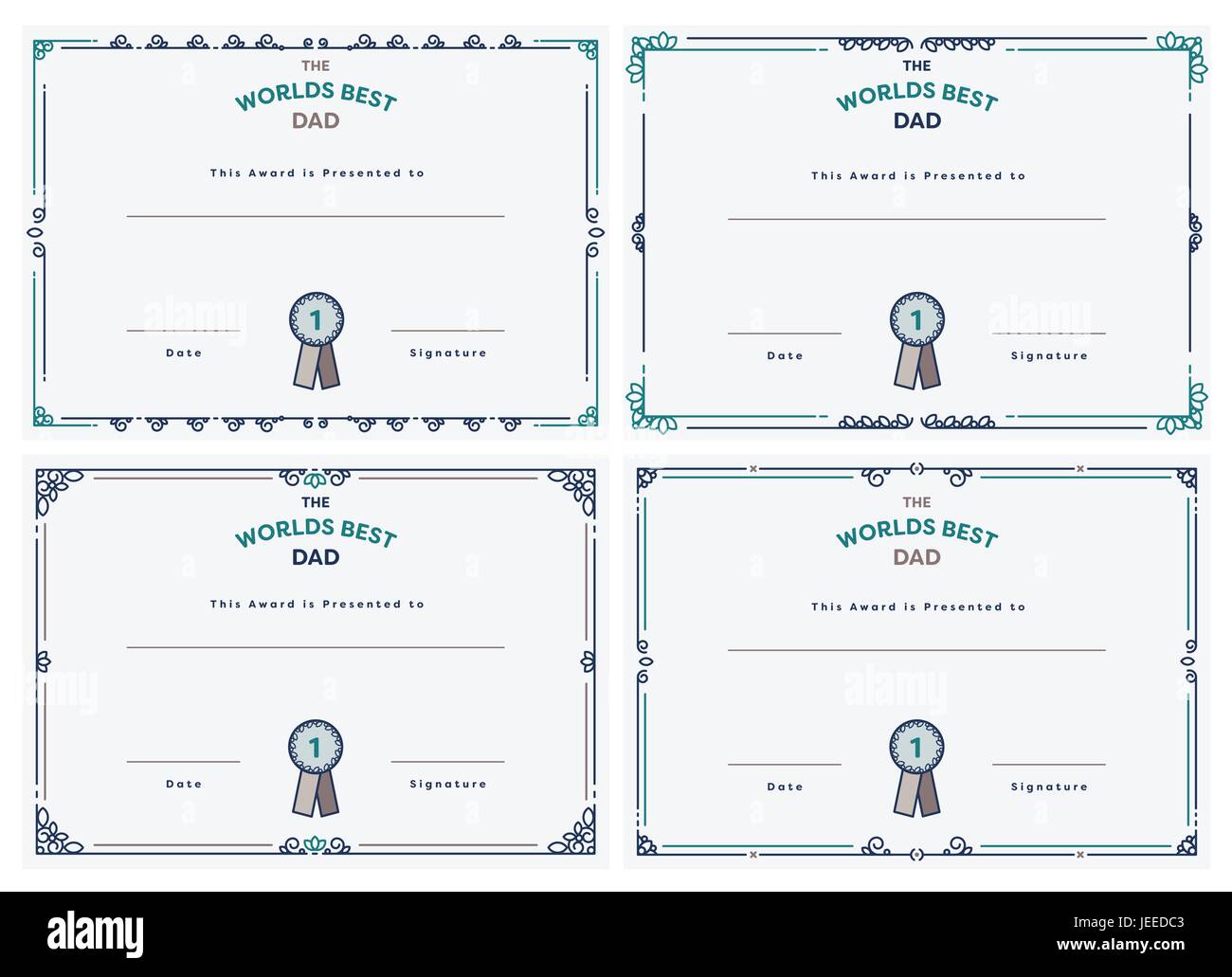 Meilleur papa Banque d'images vectorielles - Alamy
