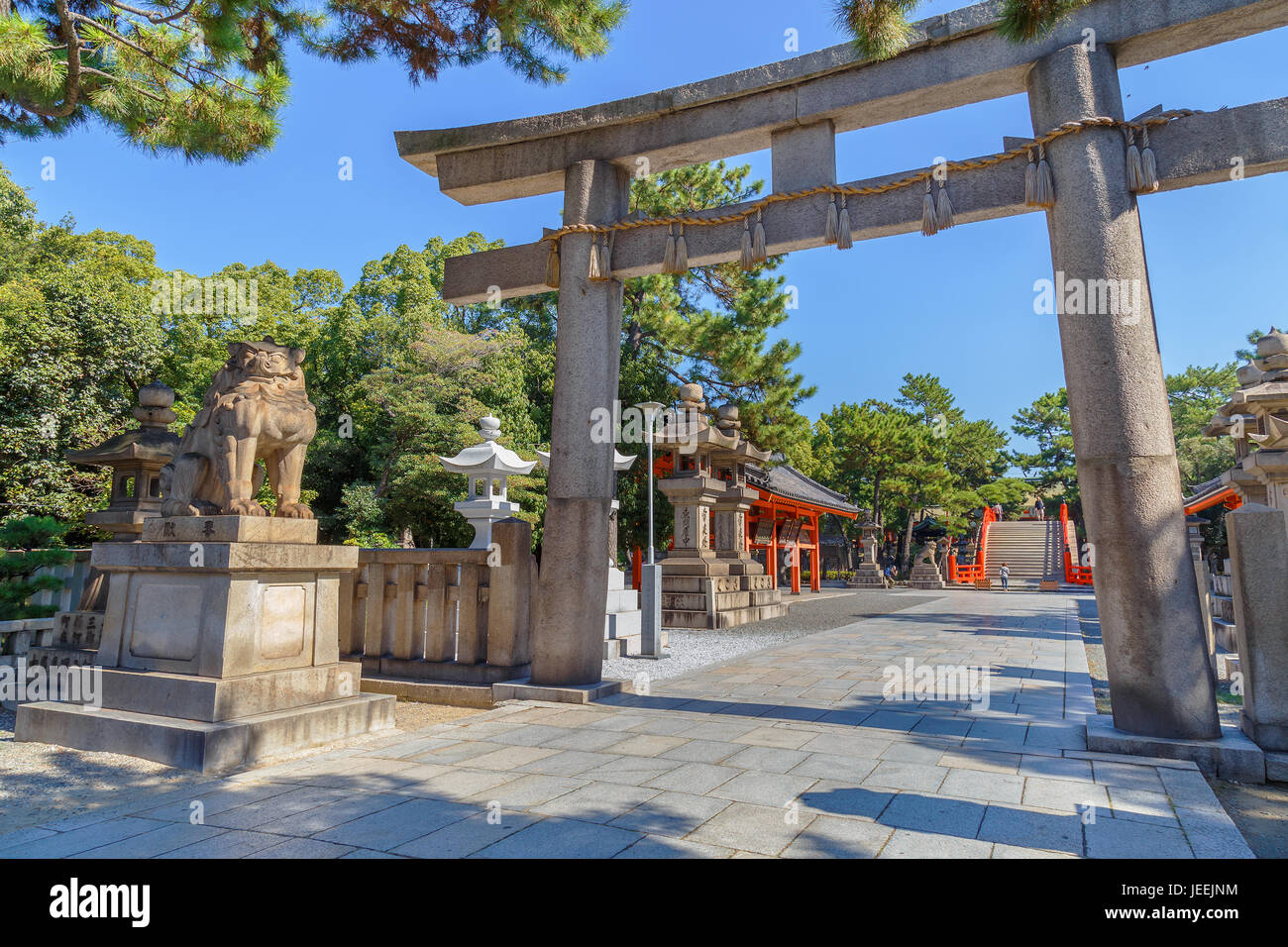 Sumiyoshi grand sanctuaire Banque de photographies et d’images à haute ...