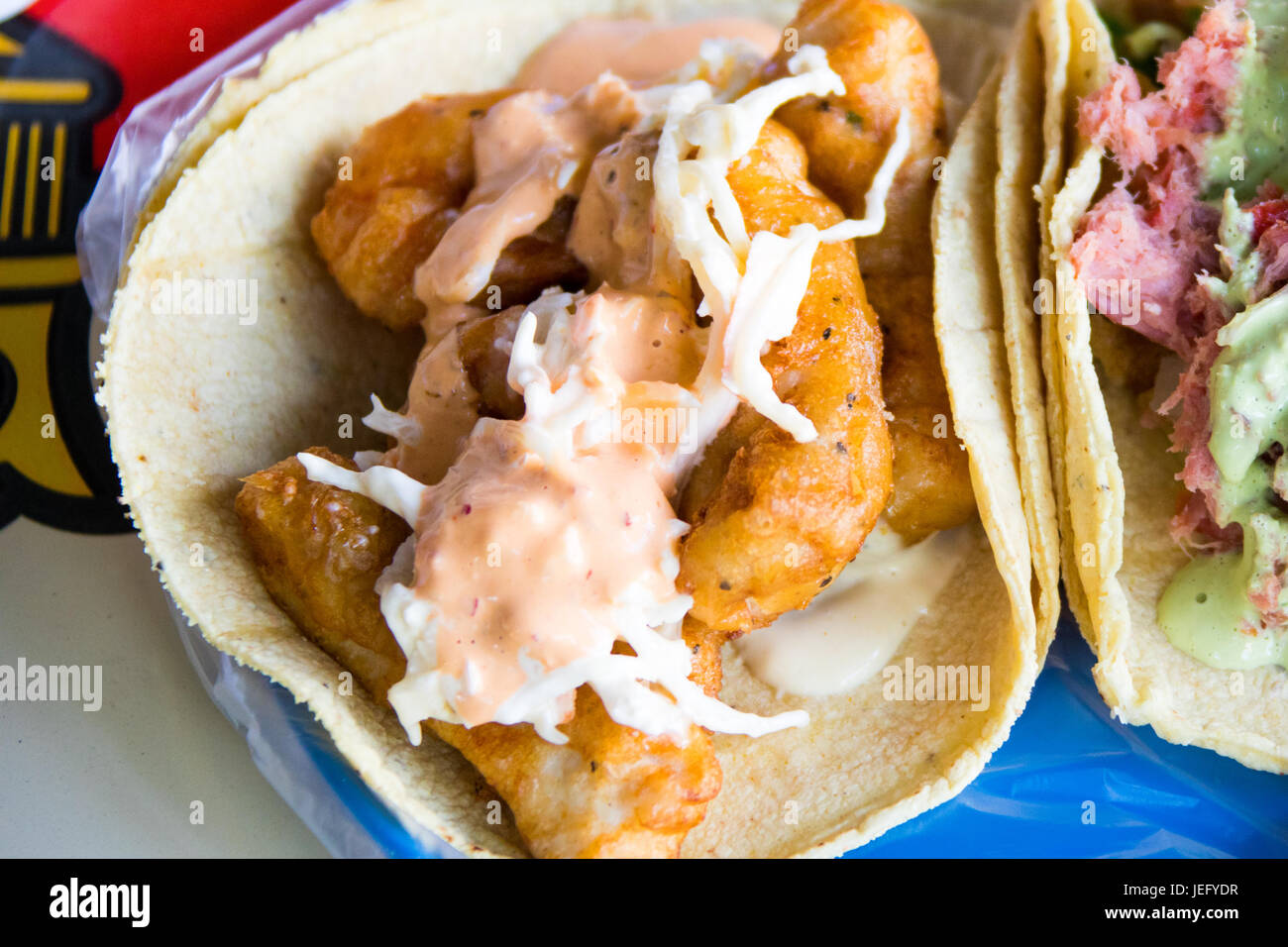 Tacos de pescado Banque de photographies et d’images à haute résolution ...