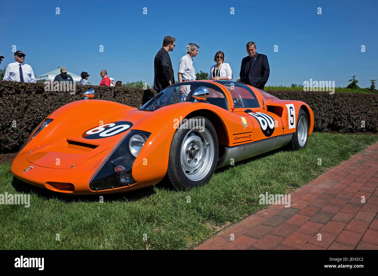 HERSHEY, PA, USA-Juin 11, 2017 : 1966 Porsche 906 Carrera 6 Racing ...