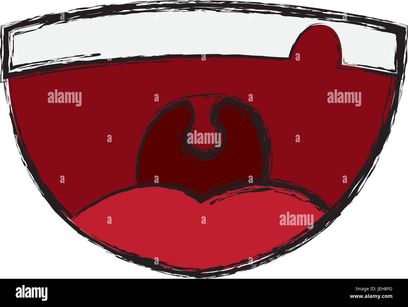 Cartoon bouche dents personnes comic Image Vectorielle Stock - Alamy