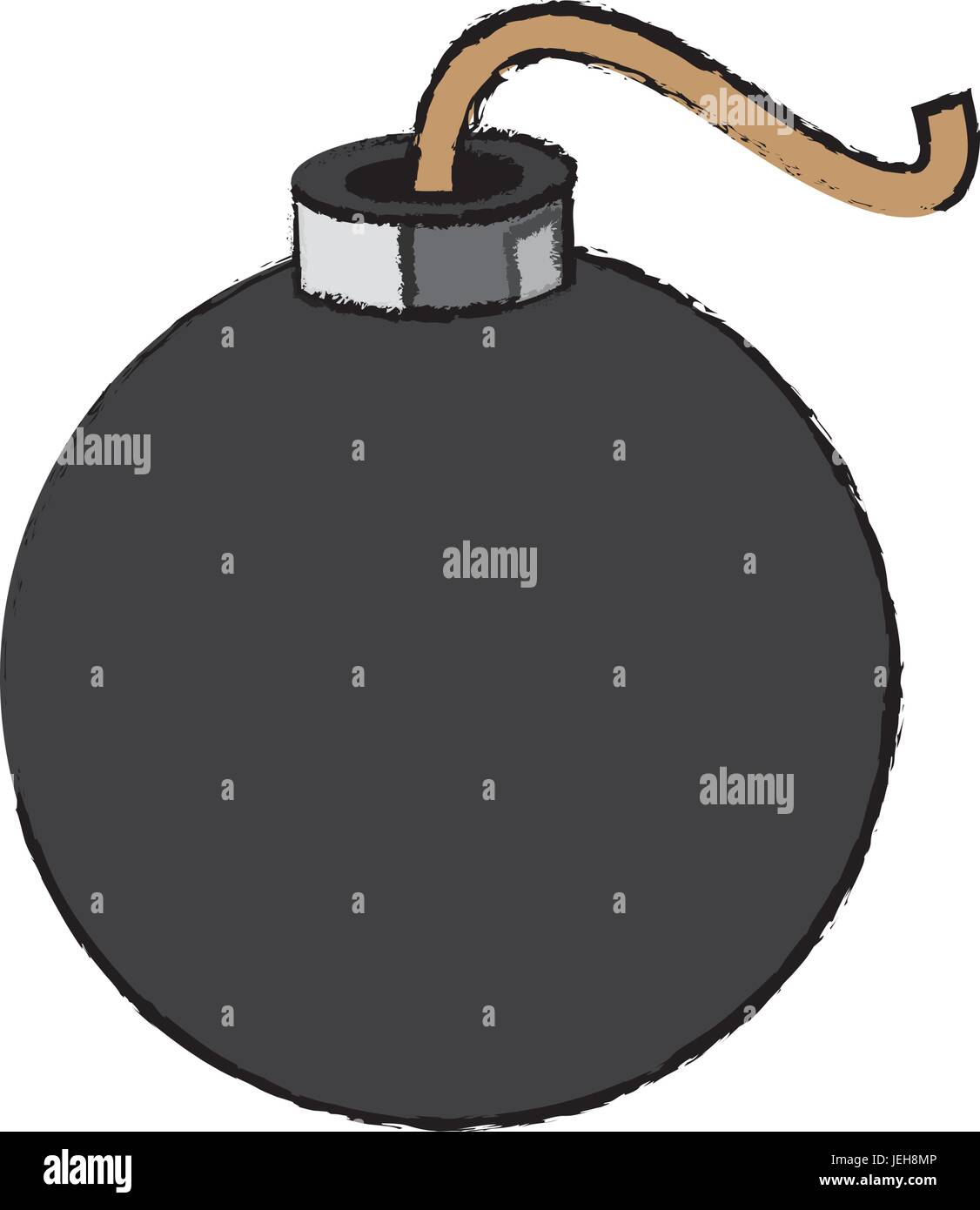 Cartoon Burst Bomb Banque d'images vectorielles - Alamy