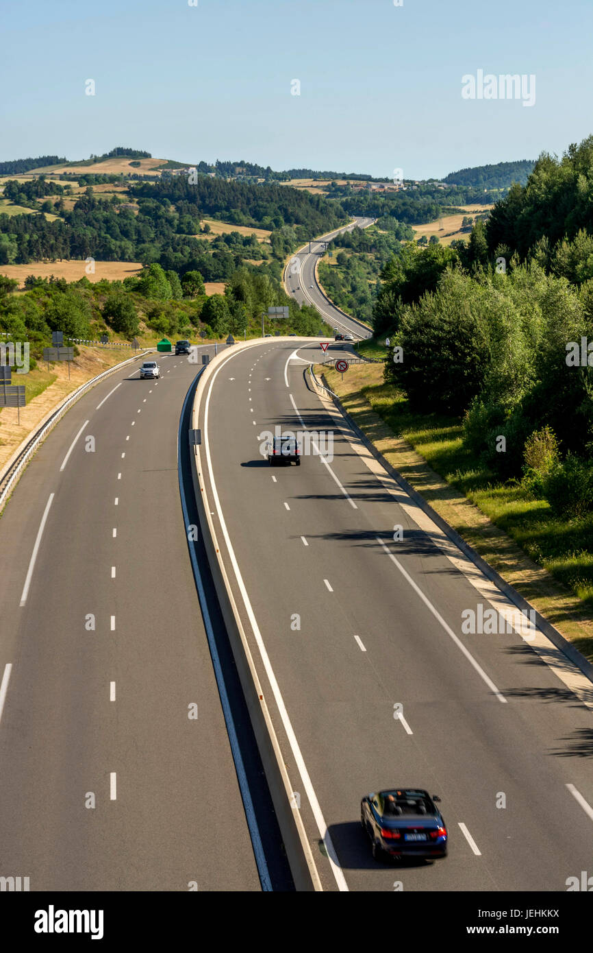 France french motorway autoroute Banque de photographies et d’images à ...