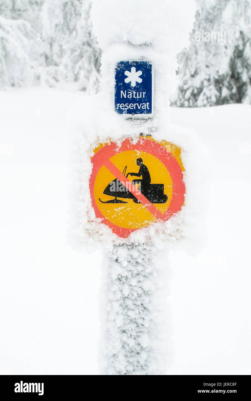Panneau de signalisation d'avertissement de motoneige Banque de ...