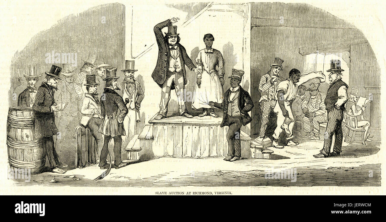 Vente aux enchères d'esclaves Banque de photographies et d’images à haute résolution - Alamy