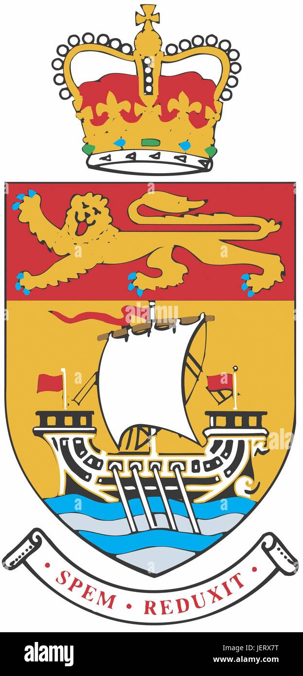 Brunswick coat of arms Banque de photographies et d’images à haute ...