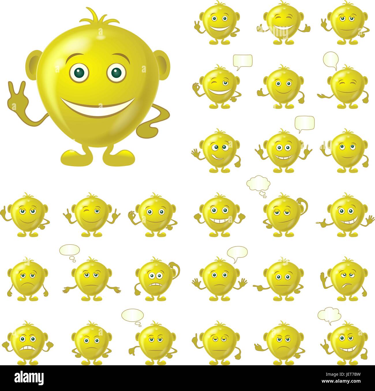 Smiley face baby Banque d'images vectorielles - Alamy