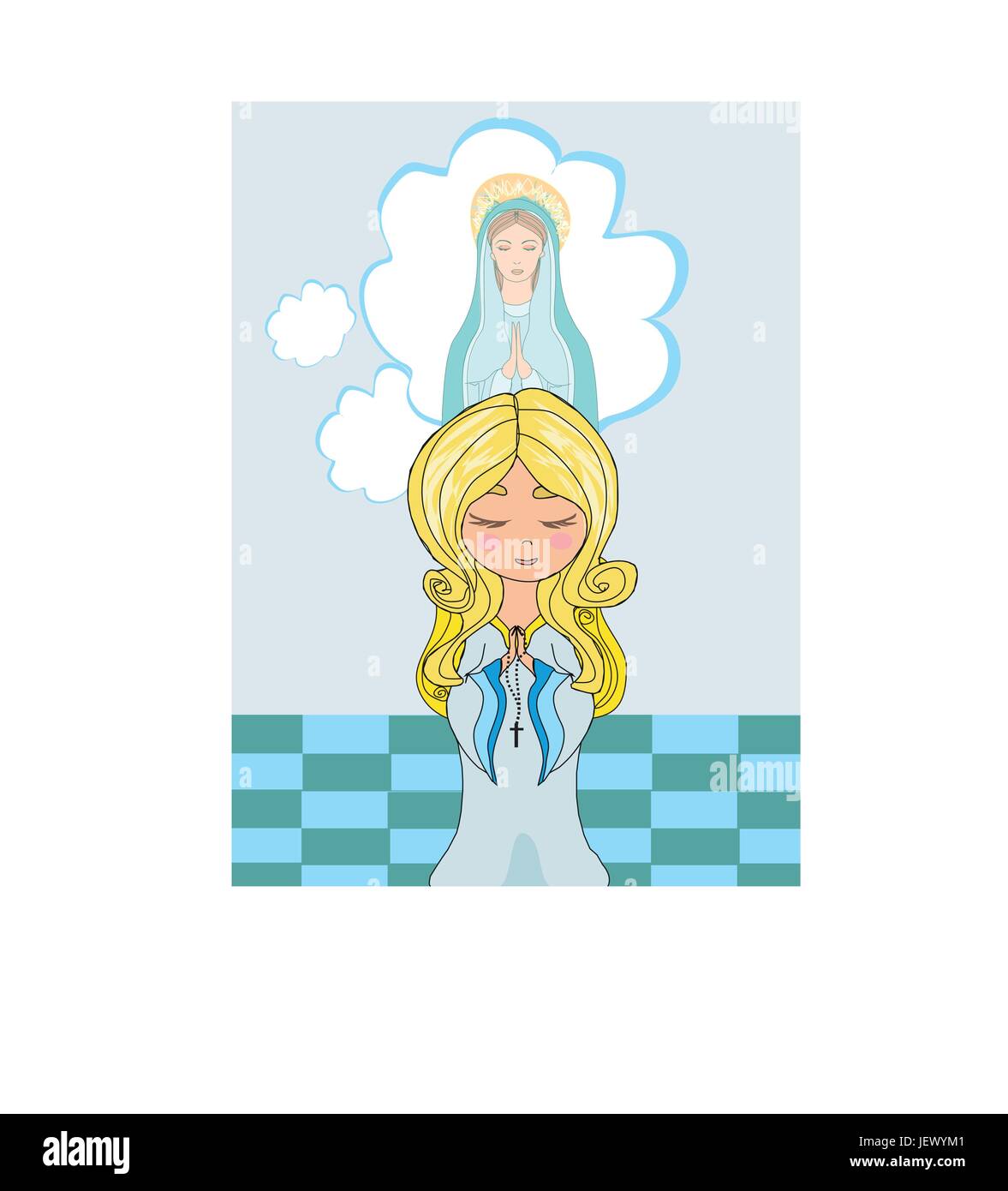 Vierge marie enfant Banque d'images vectorielles - Page 2 - Alamy