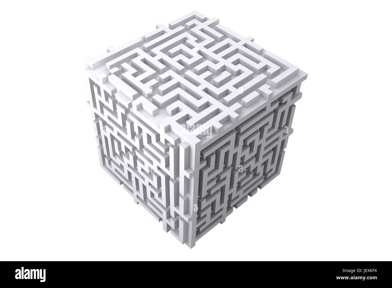 Cube de labyrinthe Banque de photographies et d’images à haute ...