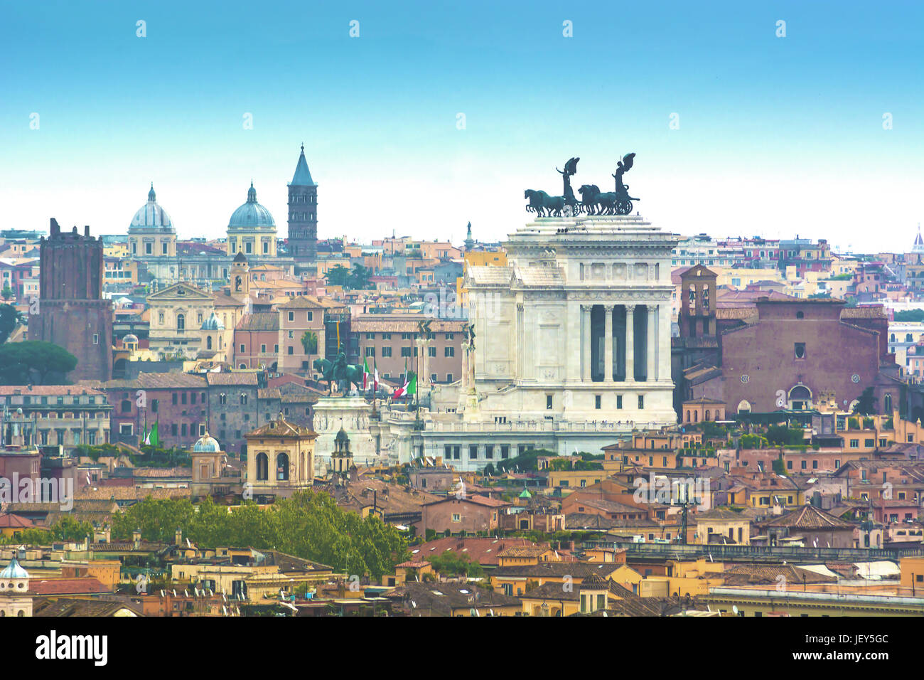 Rome panoramique Banque de photographies et d’images à haute résolution ...