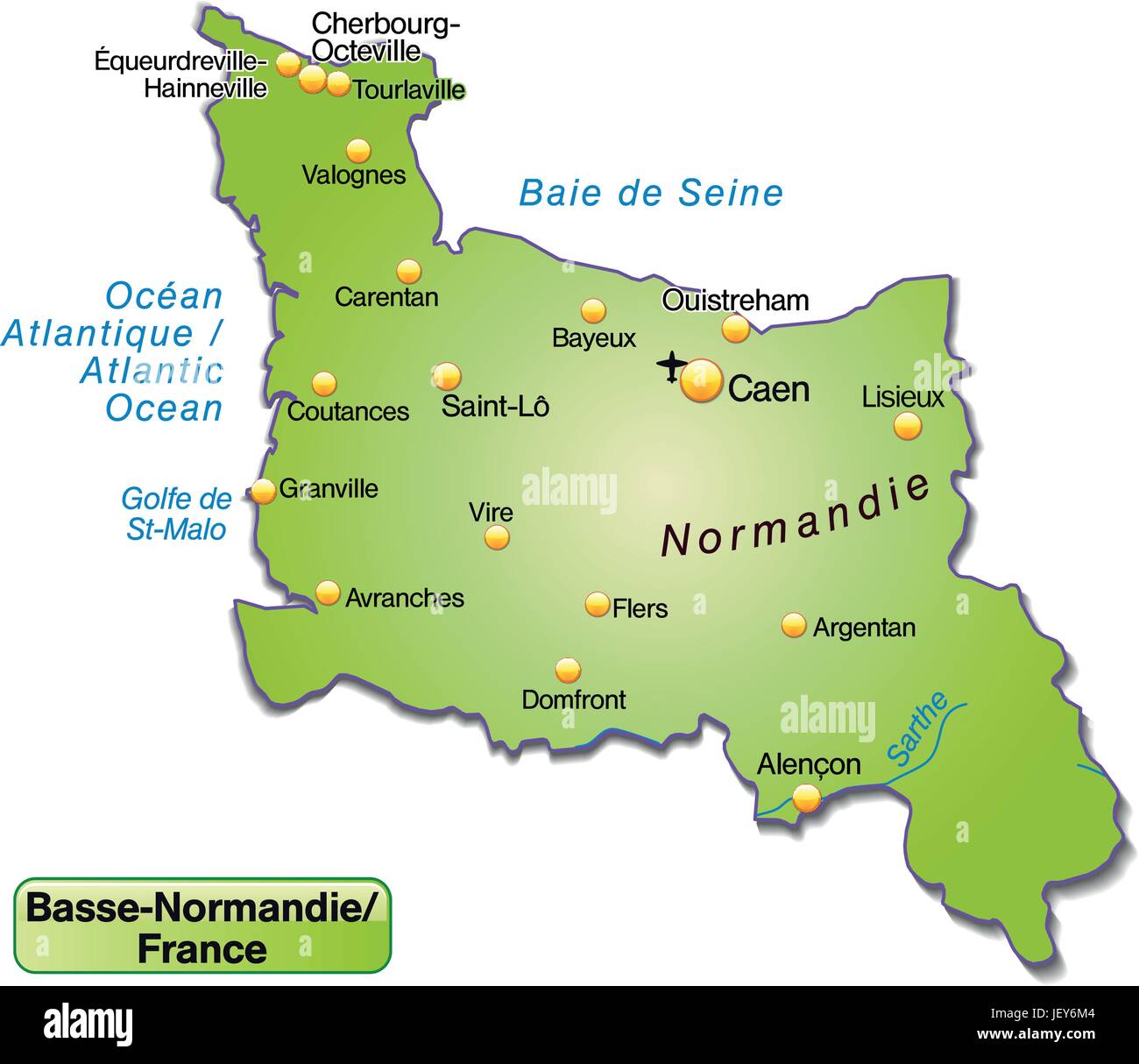 île normandie Banque d'images vectorielles - Alamy