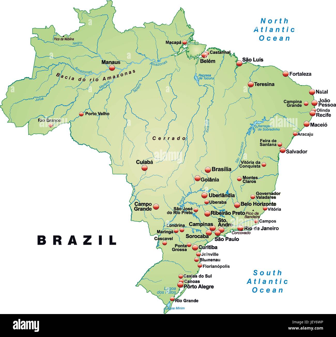 Mappa di brasilia Banque d'images vectorielles - Page 2 - Alamy