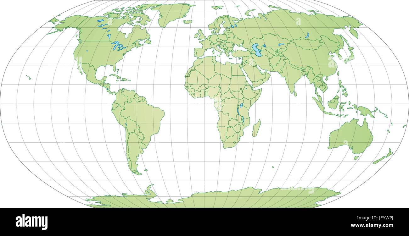 Carte du monde verte Banque d'images vectorielles - Page 2 - Alamy