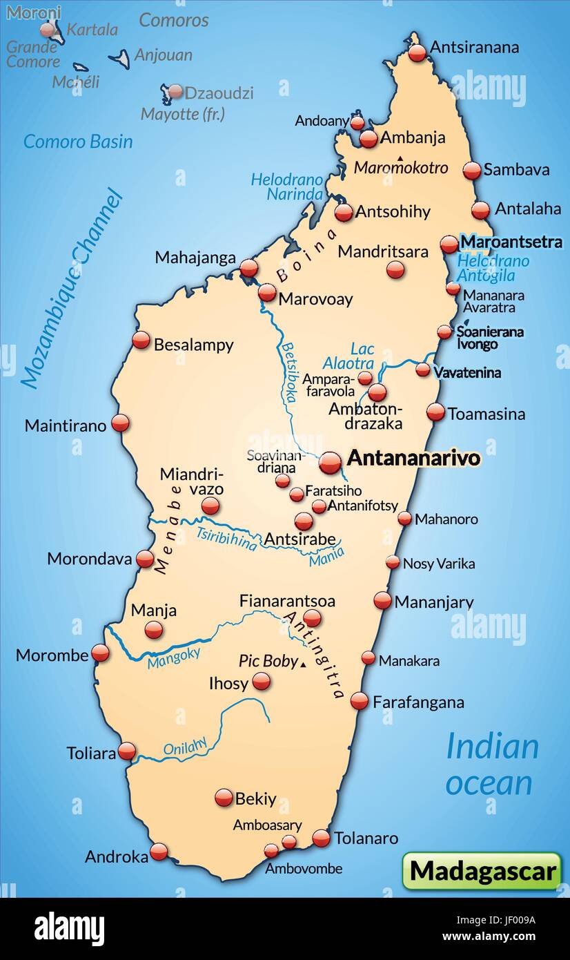 Border, carte, Madagascar, carnet de bord, les frontières, atlas, carte ...