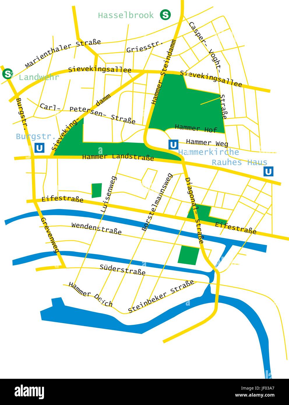 Carte de hamm Banque de photographies et d’images à haute résolution ...