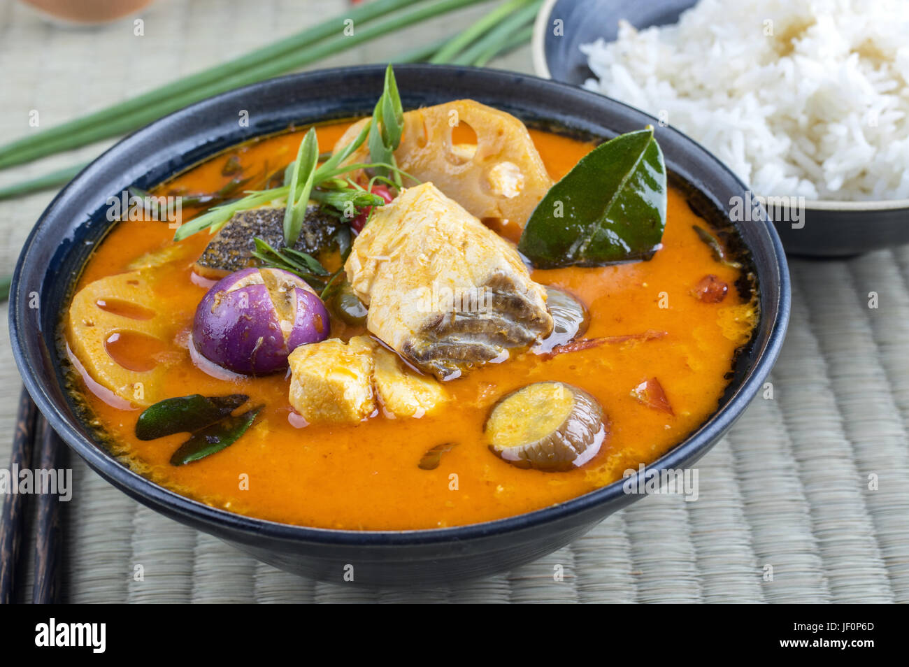 Soupe de poisson thai Banque de photographies et d’images à haute ...