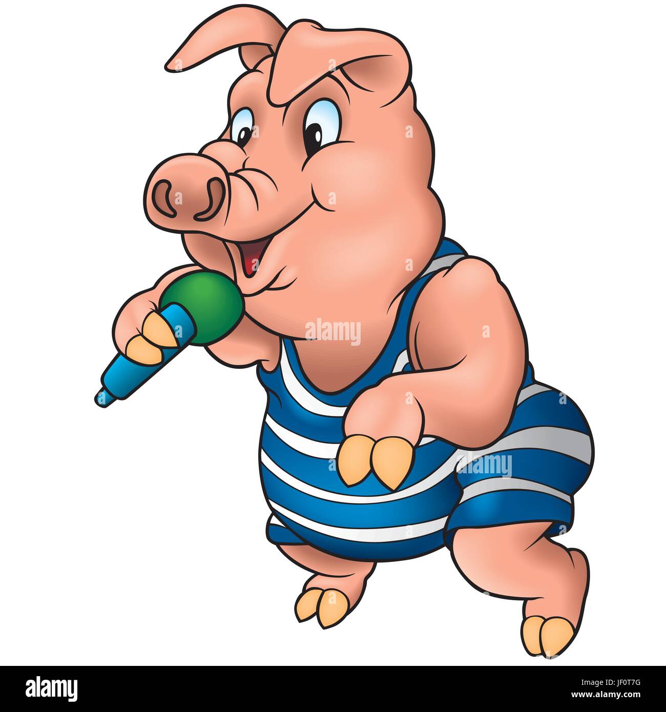 Pig show Banque d'images vectorielles - Alamy